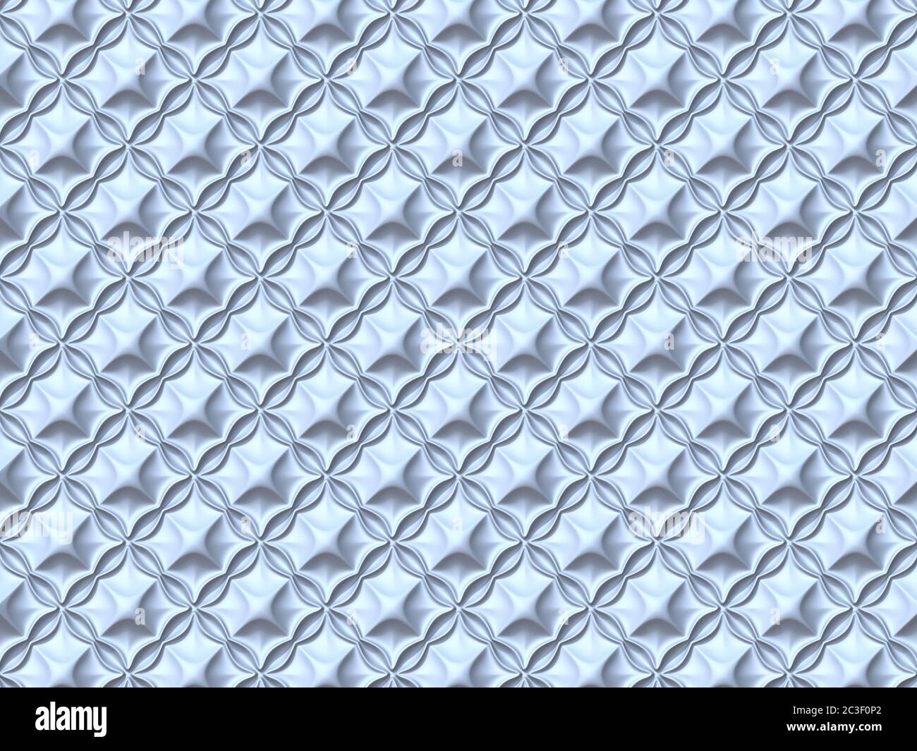 Abstract wavy square white background 3D Stock Photo - Alamy