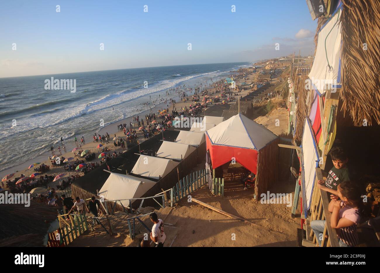 Deir Al-Balah, The Gaza Strip, Palestine. 19th June, 2020. Palestinians ...