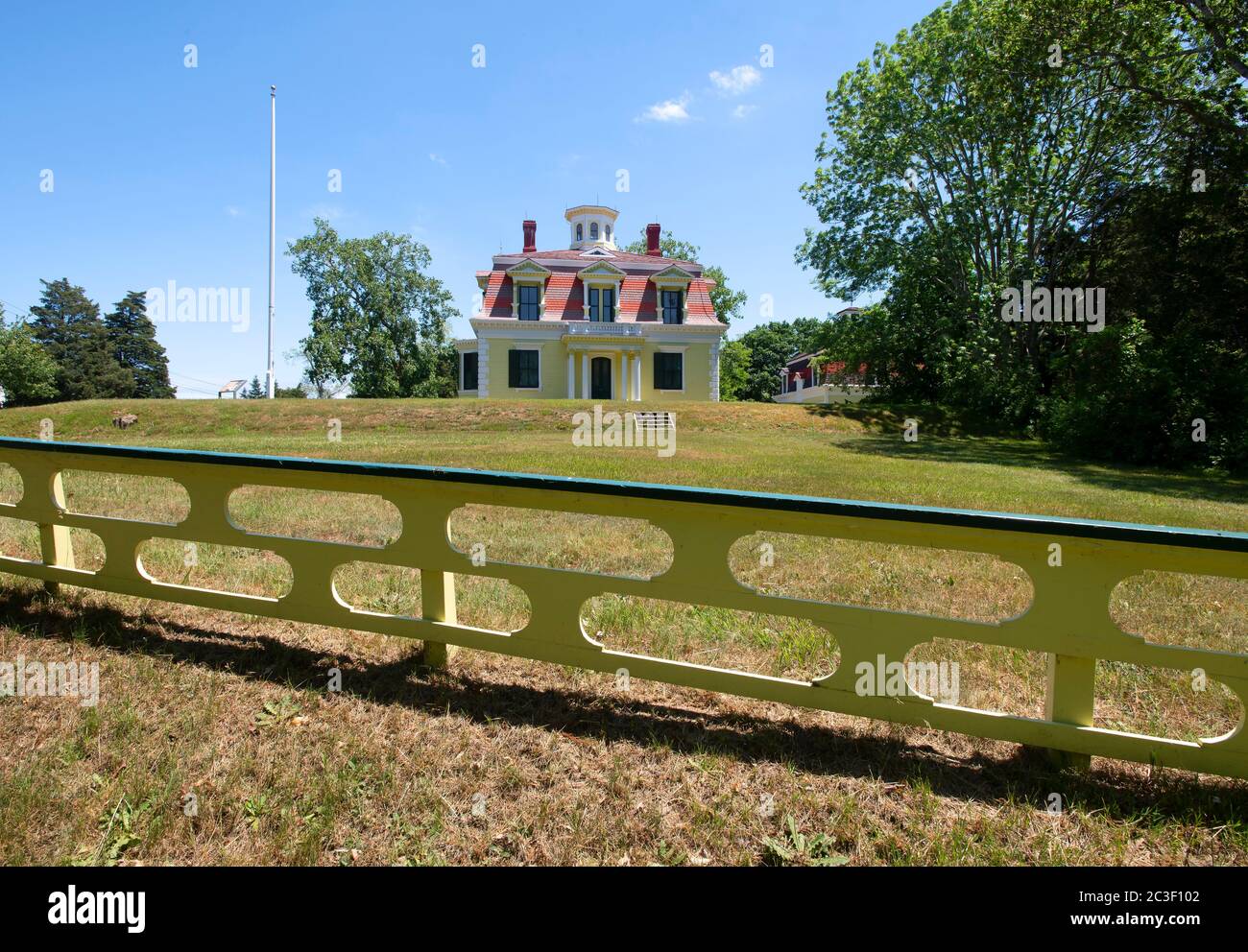 The Captain Perriman House and barn, in Eastham, Massachusetts, built ...