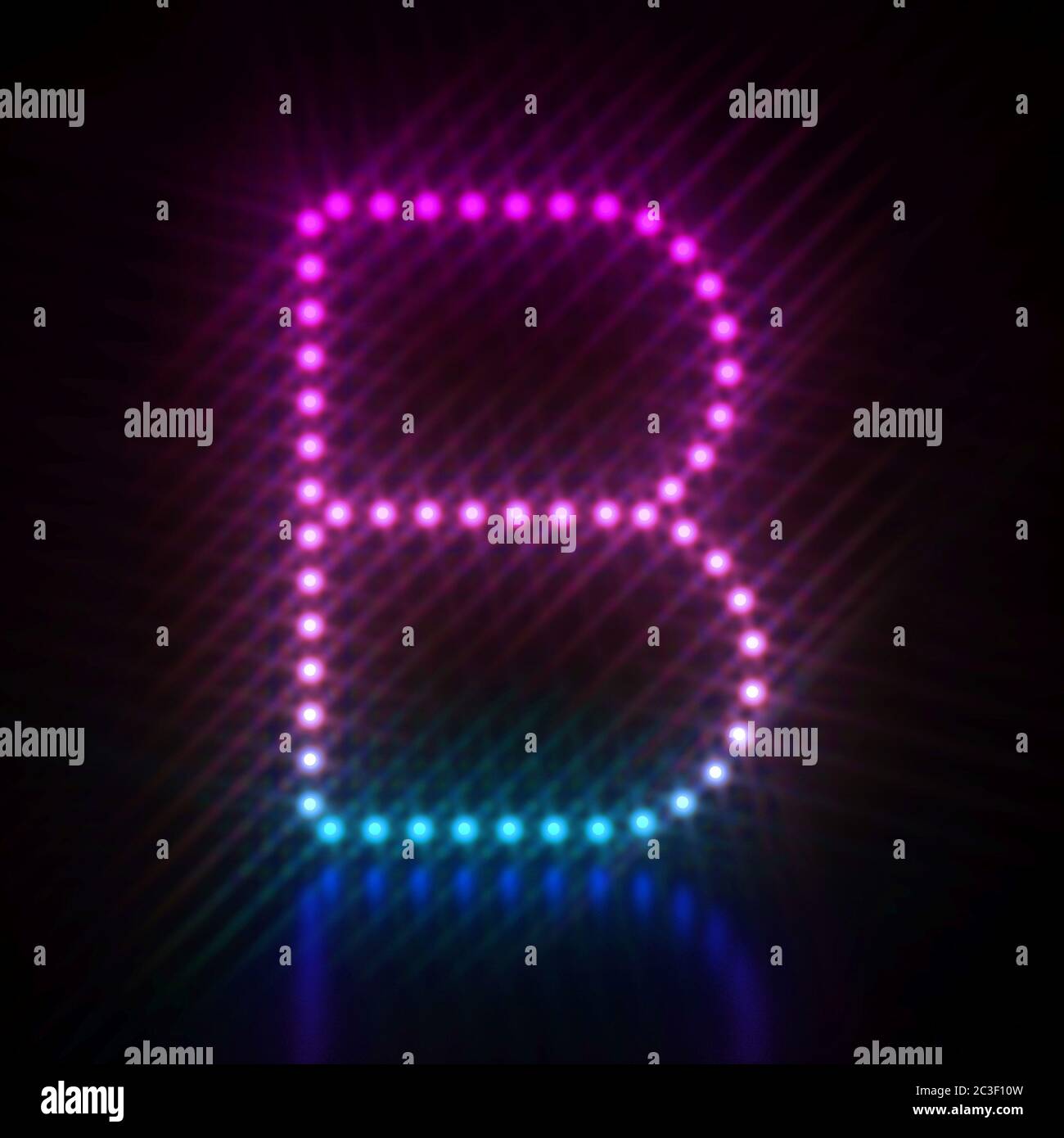 Letter b illuminated hi-res stock photography and images - Alamy
