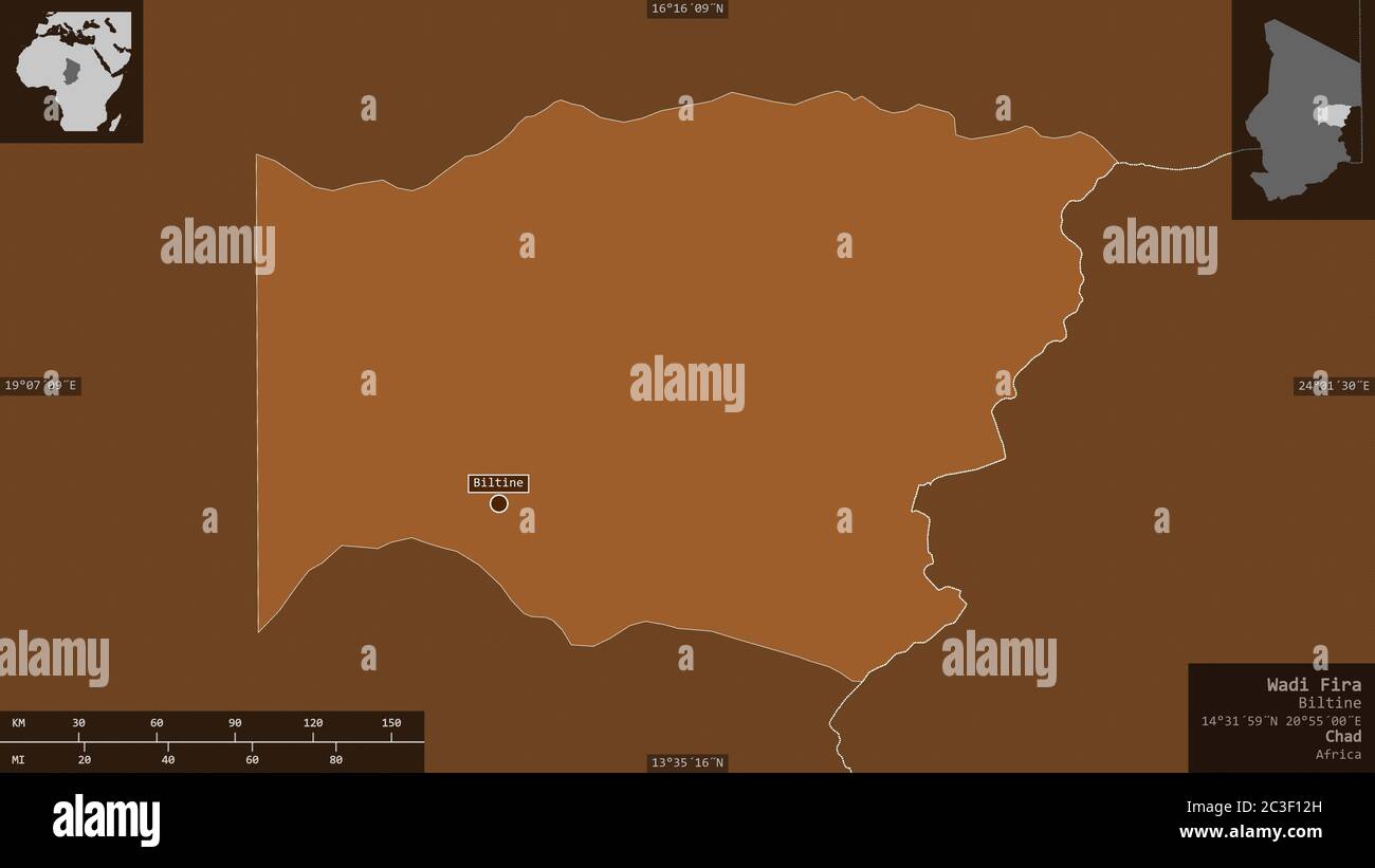 Wadi fira outline map hi-res stock photography and images - Alamy