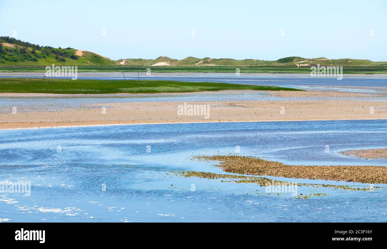A land/seascape on Cape Cod in the Town of Wellfleet, Massachusetts ...