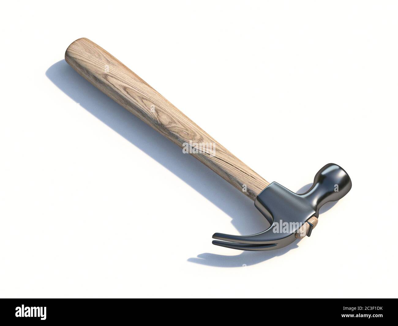 Hammer 3D render illustration Stock Photo - Alamy