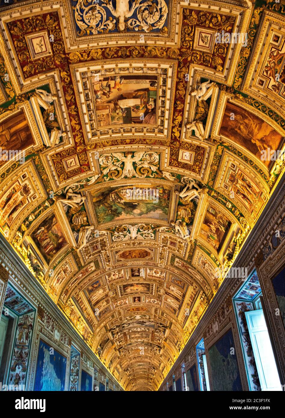Vatican Museum Interior, Vatican City, Rome, Italy Stock Photo - Alamy