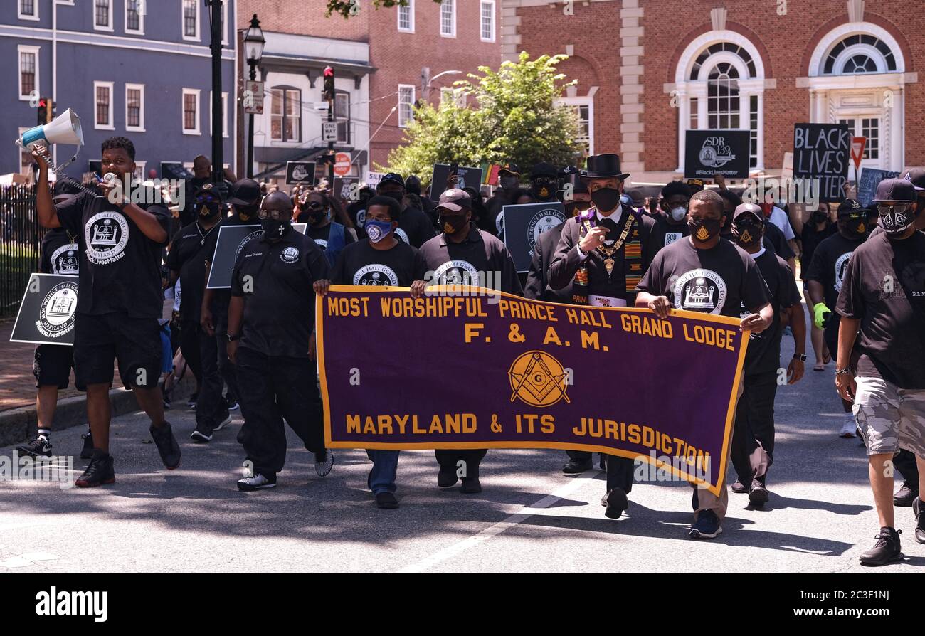 Prince Hall Masons of Maryland and Black Lives Matter protestors ...