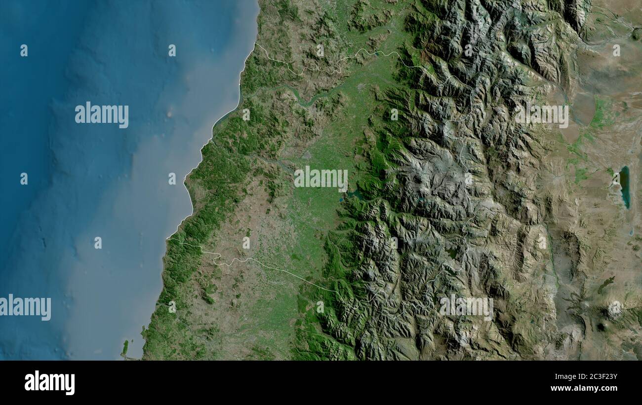 Maule chile map geography hi-res stock photography and images - Alamy