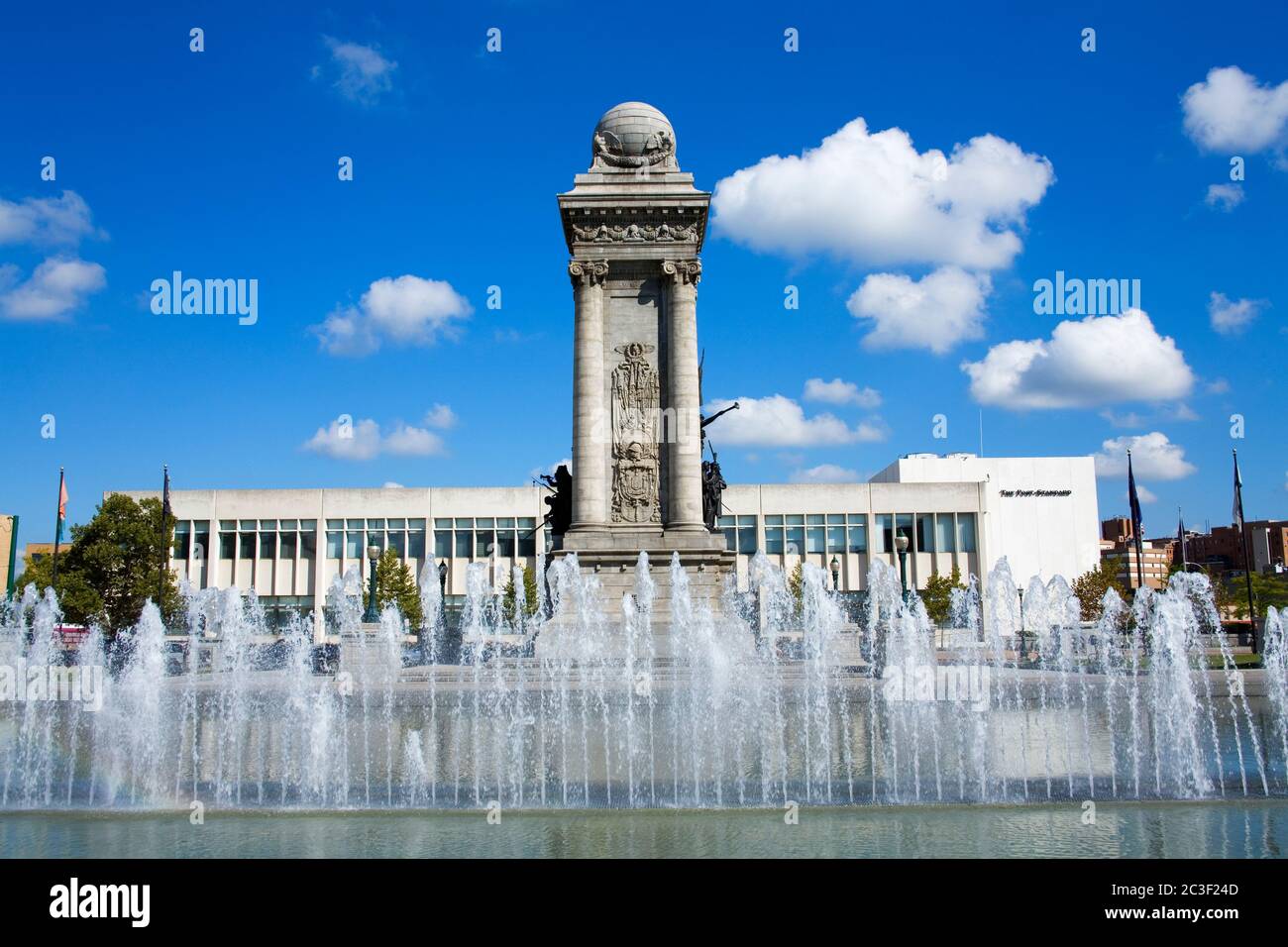 Sailors & Soldiers Monument, Clinton Square, Syracuse, New York State ...