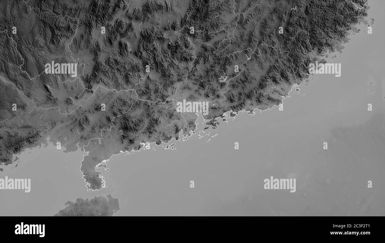 Guangzhou outline map Black and White Stock Photos & Images - Alamy
