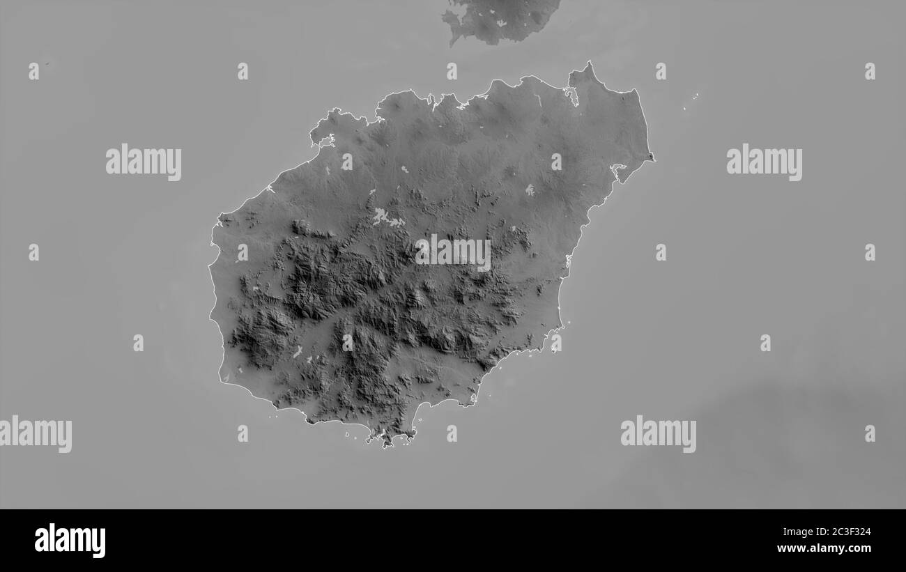 Hainan map Black and White Stock Photos & Images - Alamy
