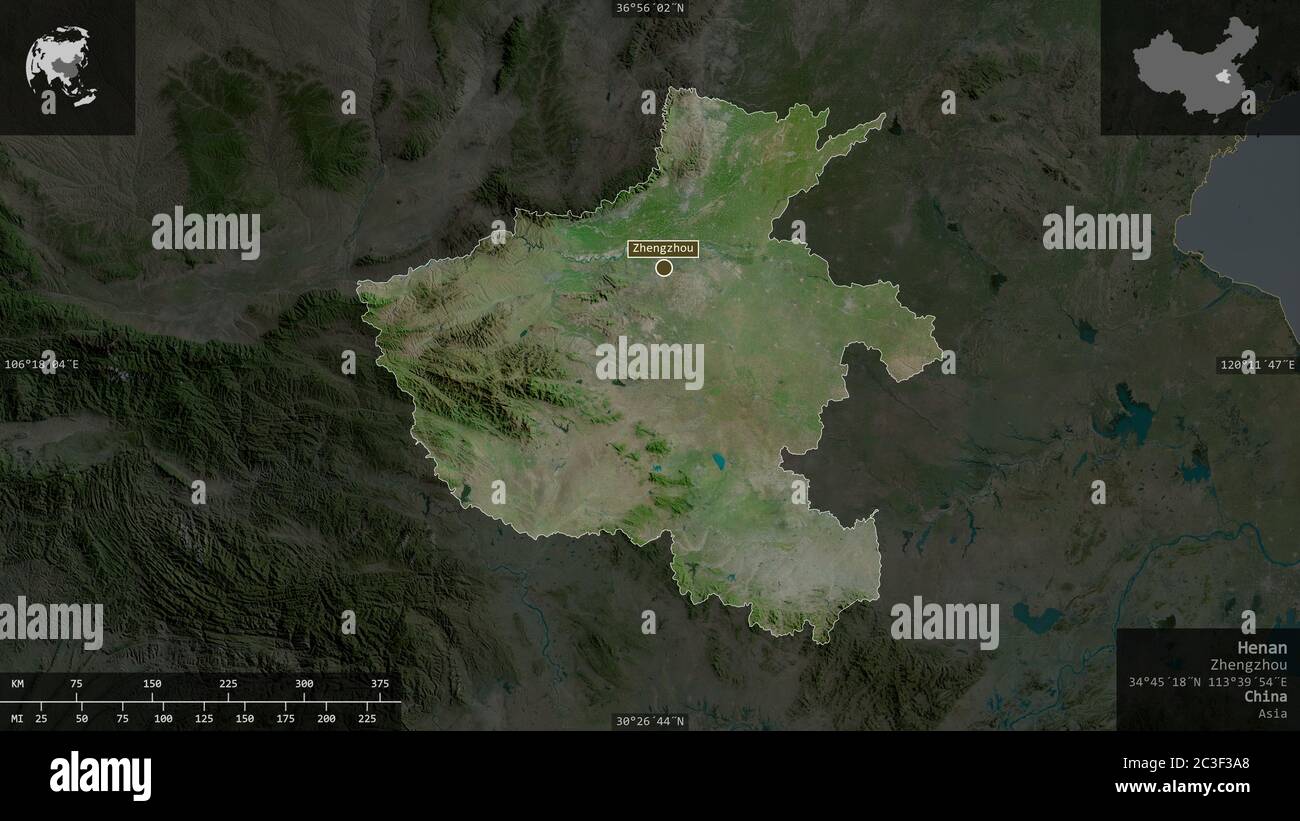 Map Henan Province China High Resolution Stock Photography and Images ...