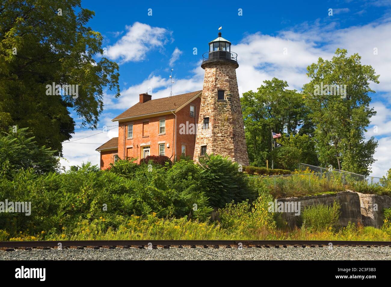 Horizontal charlotte genesee lighthouse hi-res stock photography and ...