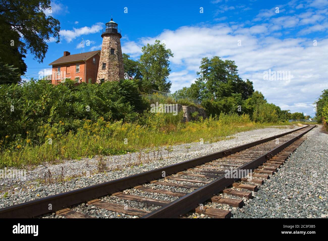 Charlotte-Genesee Lighthouse Museum, Rochester, New York State, USA ...