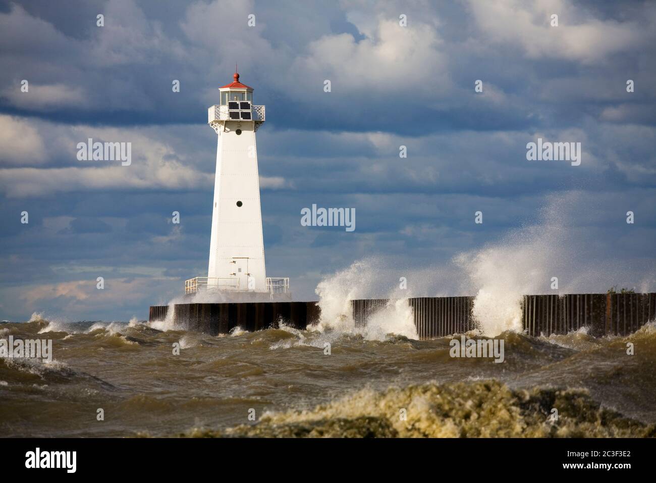 Sodus Outer Lighthouse, Sodus Point, Greater Rochester Area, New York ...