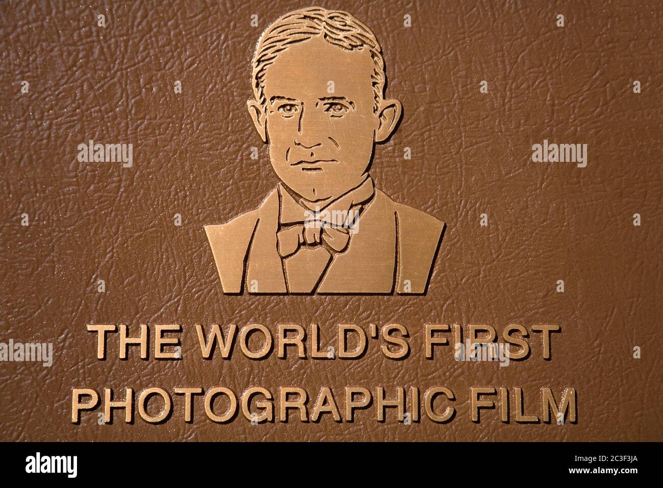 George Eastman Plaque, Rochester, New York State, USA Stock Photo - Alamy