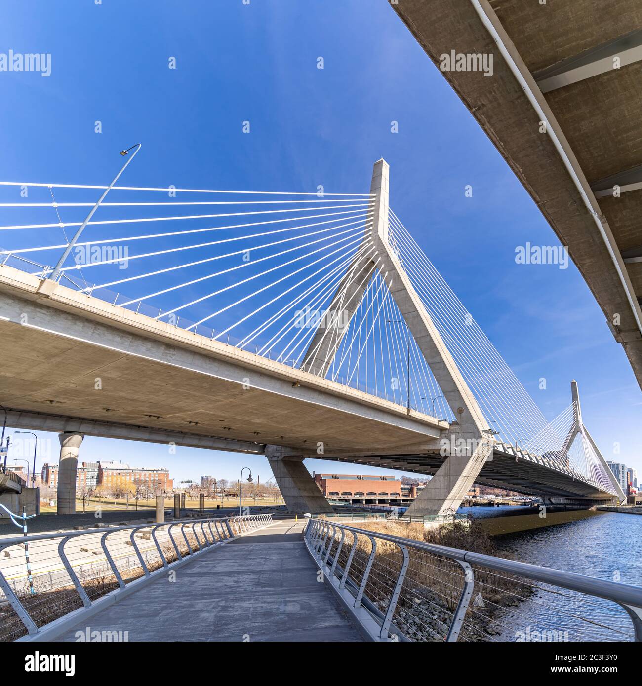 Boston Zakim bridge Stock Photo - Alamy