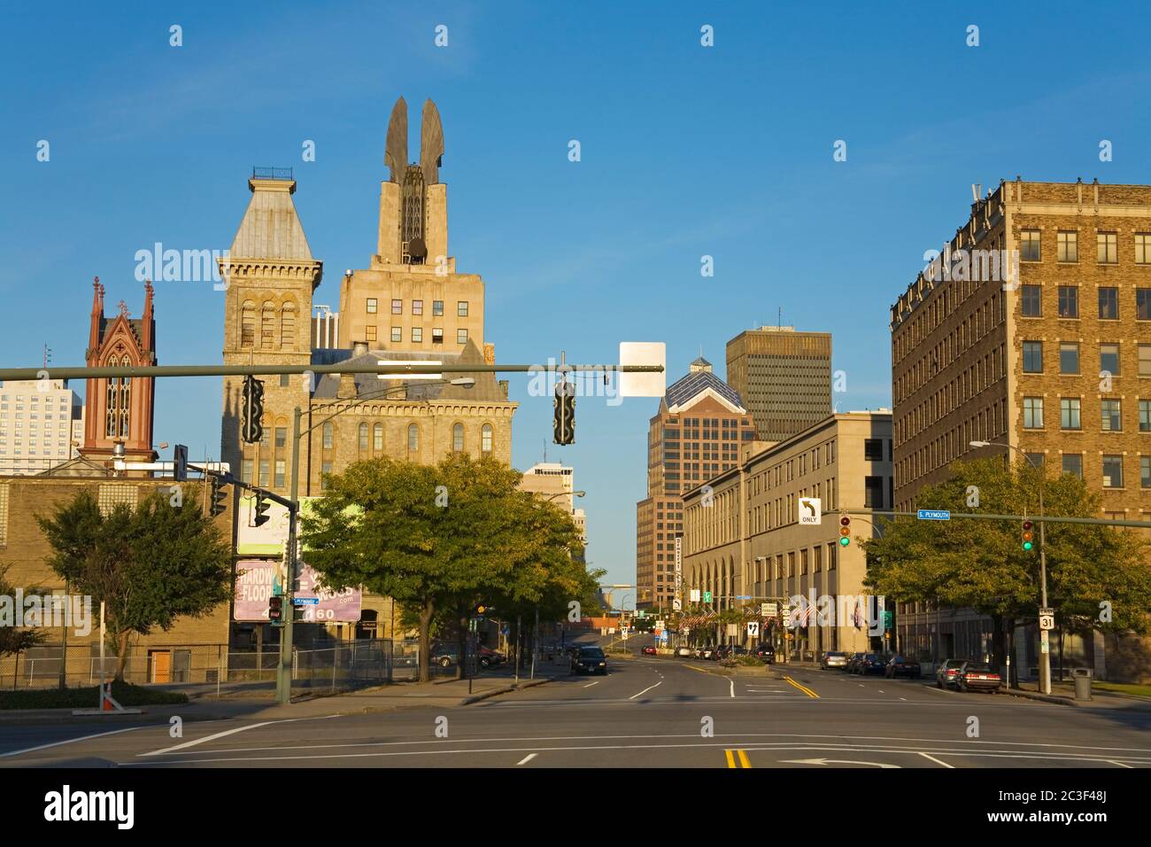 Main Street, Rochester, New York State, USA Stock Photo - Alamy