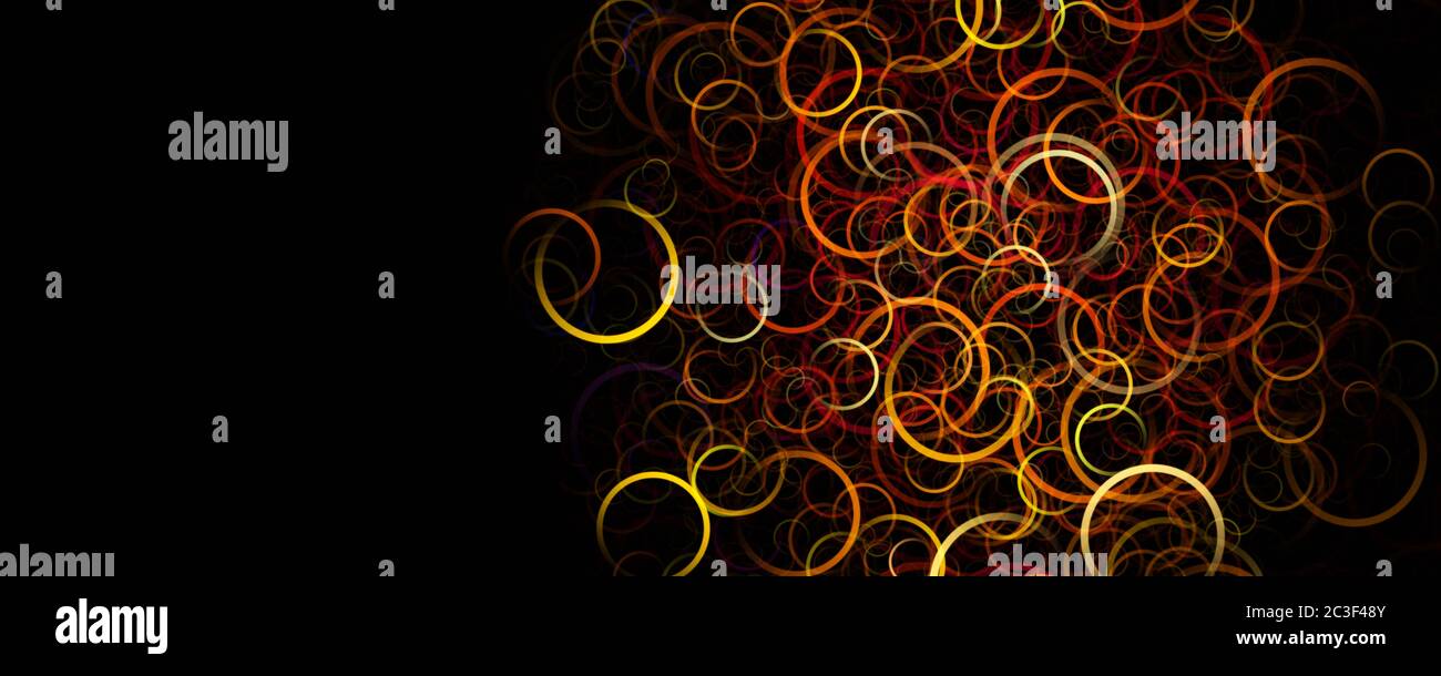 Fantastic circle panorama background design illustration Stock Photo ...