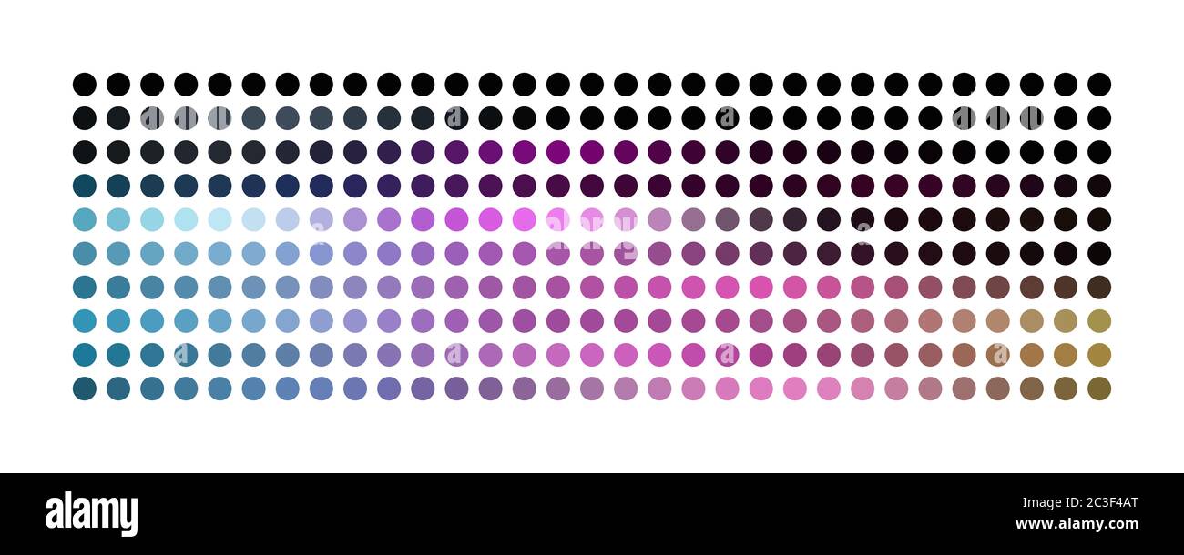 Abstract modern dot panorama design background illustration Stock Photo ...