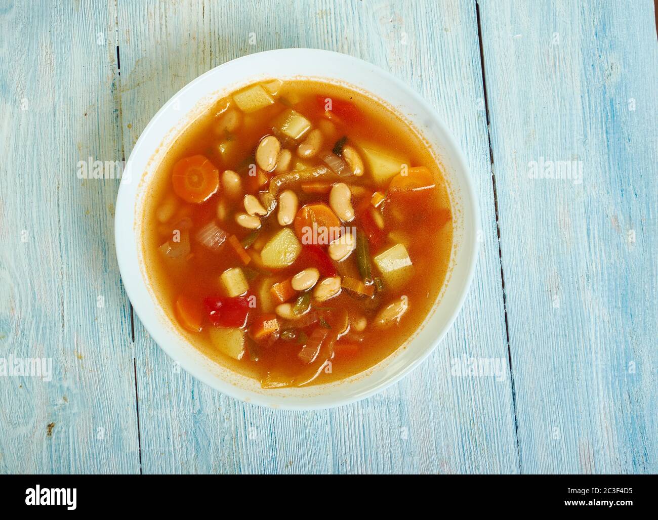 Israeli White Bean Soup Stock Photo - Alamy