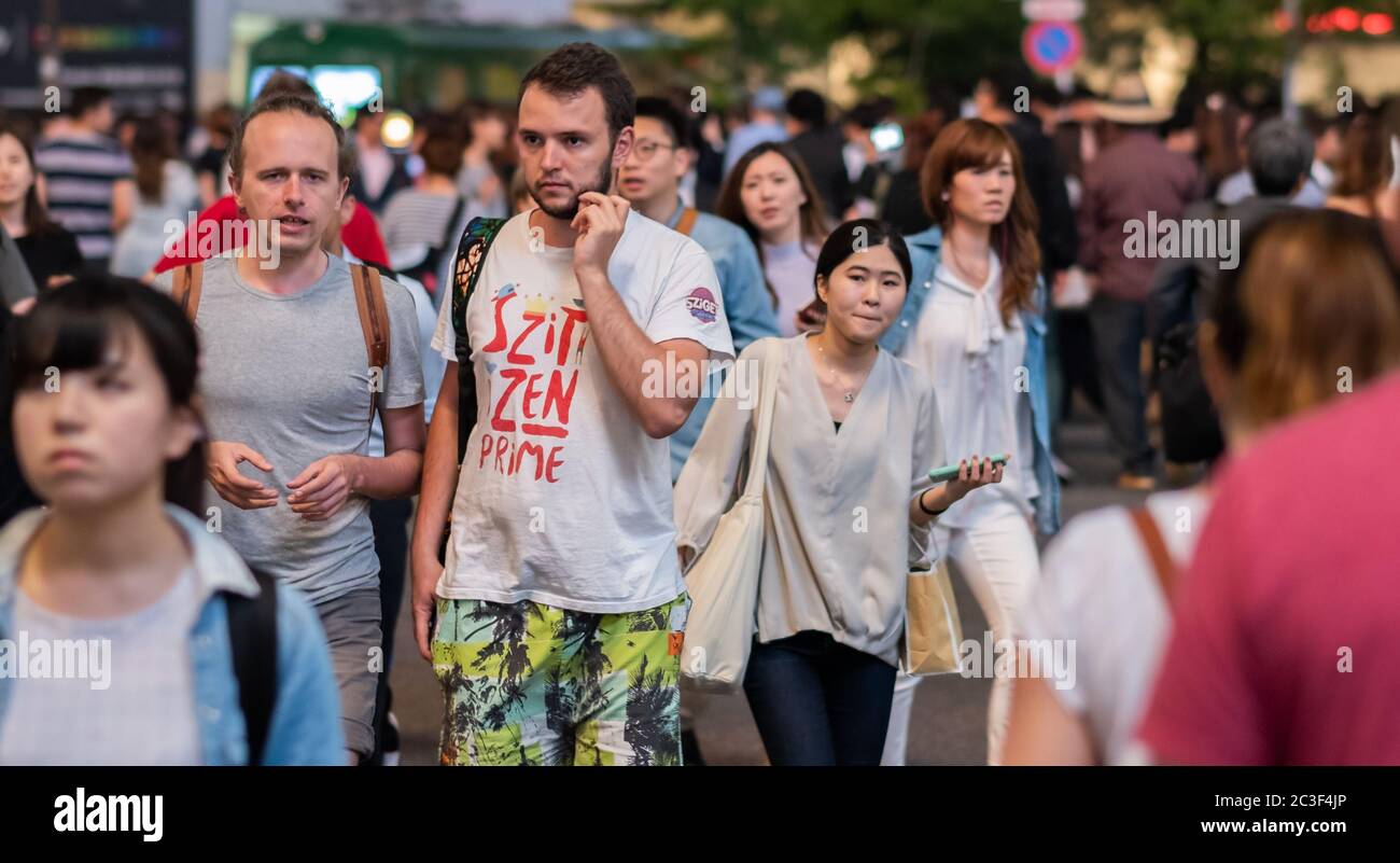 Foreigner in japan hi-res stock photography and images - Alamy