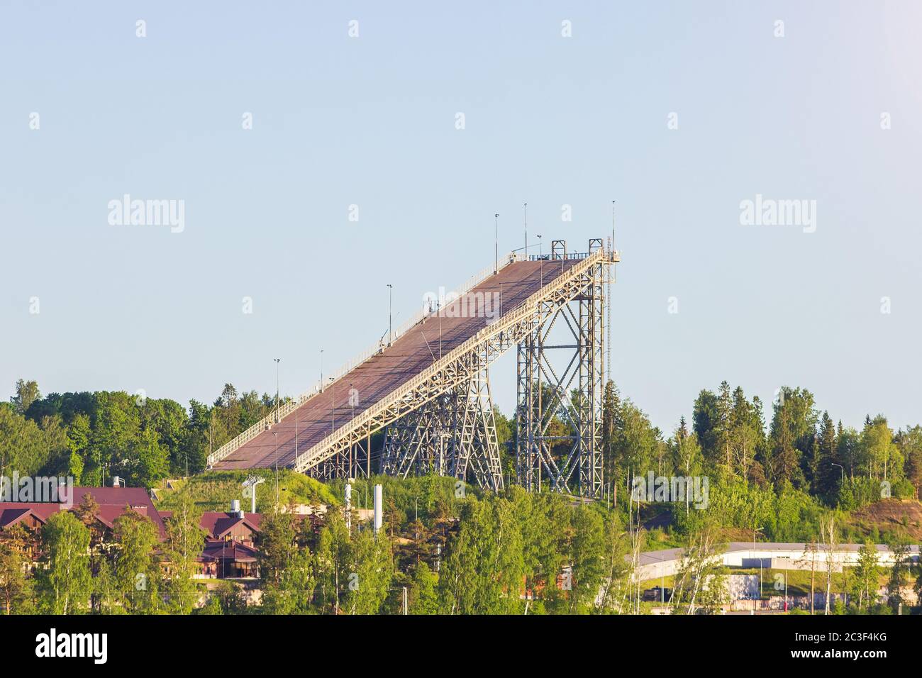Ski jump platform hi-res stock photography and images - Alamy