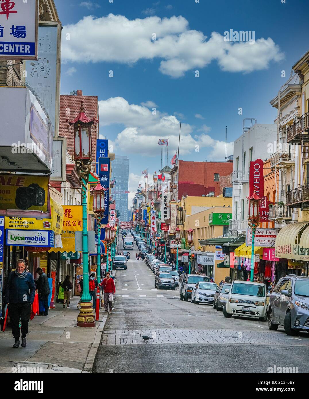 Streets of Chinatown Stock Photo - Alamy