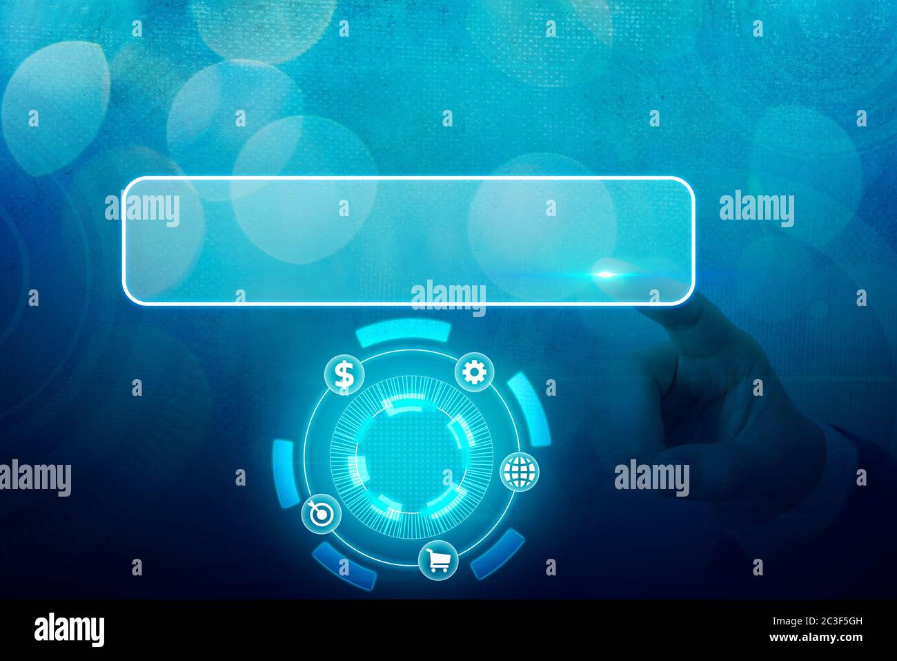Information Digital Technology Network Connection Infographic Elements ...