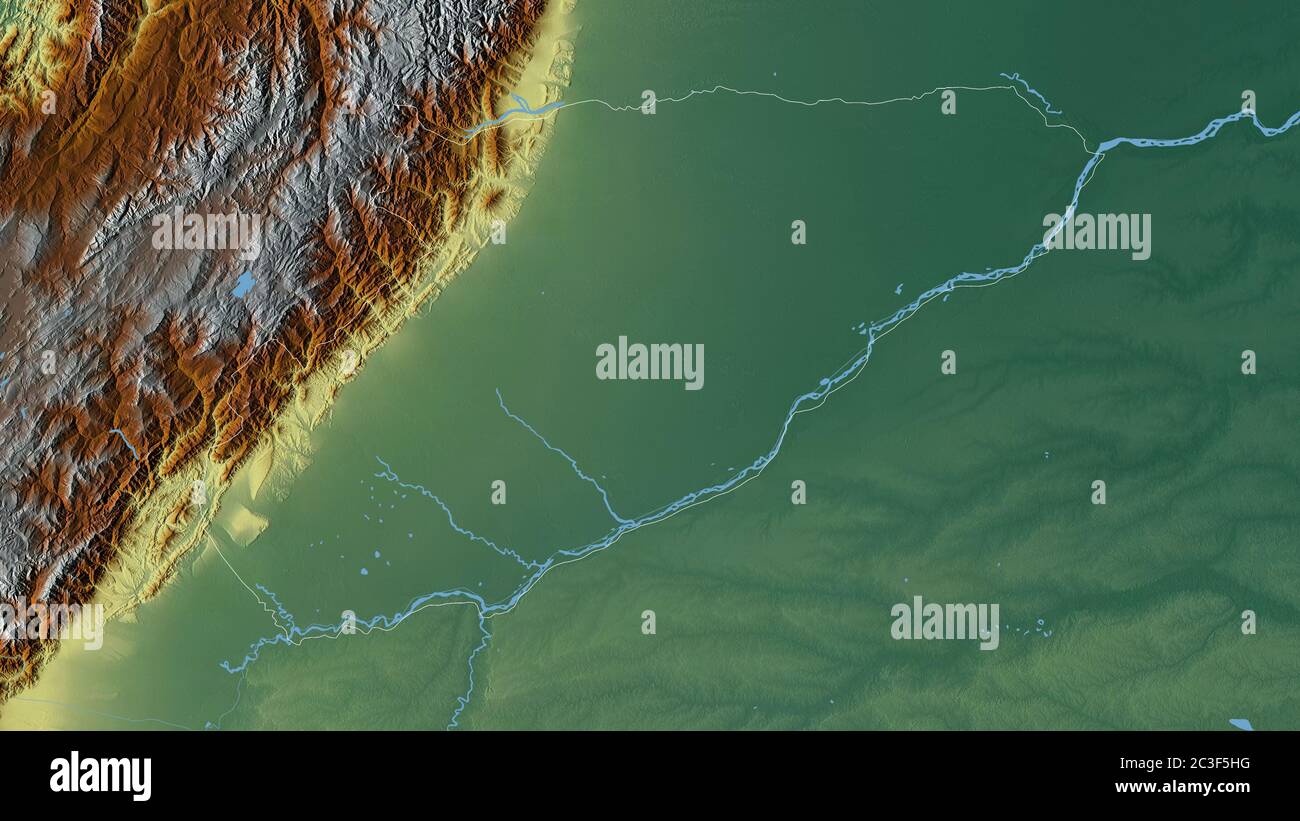 Casanare relief map hi-res stock photography and images - Alamy