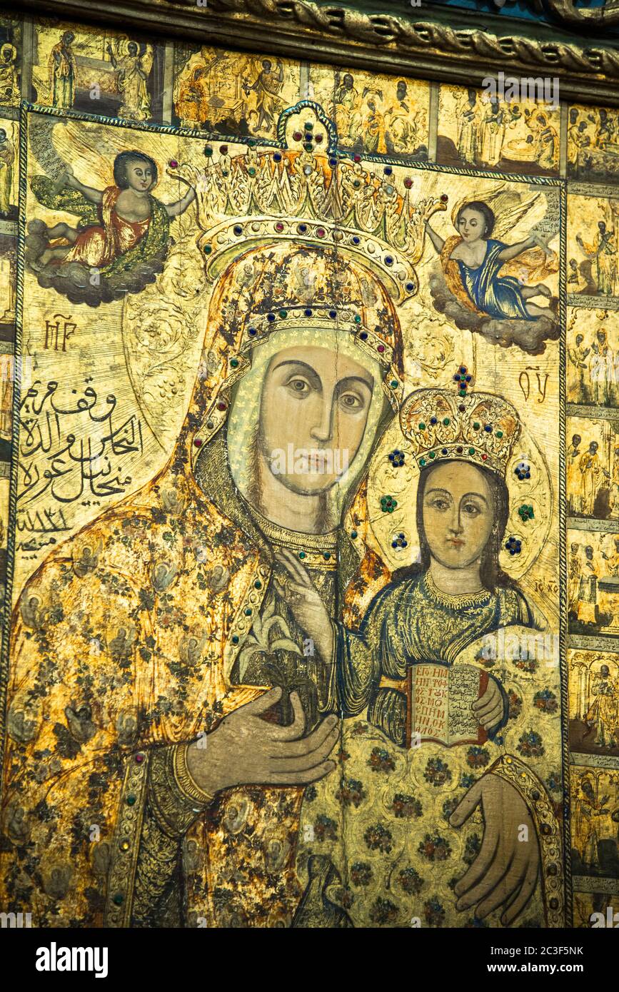 Father Andre Bahus or Andrewes Bahouth giving a service and teaching ...