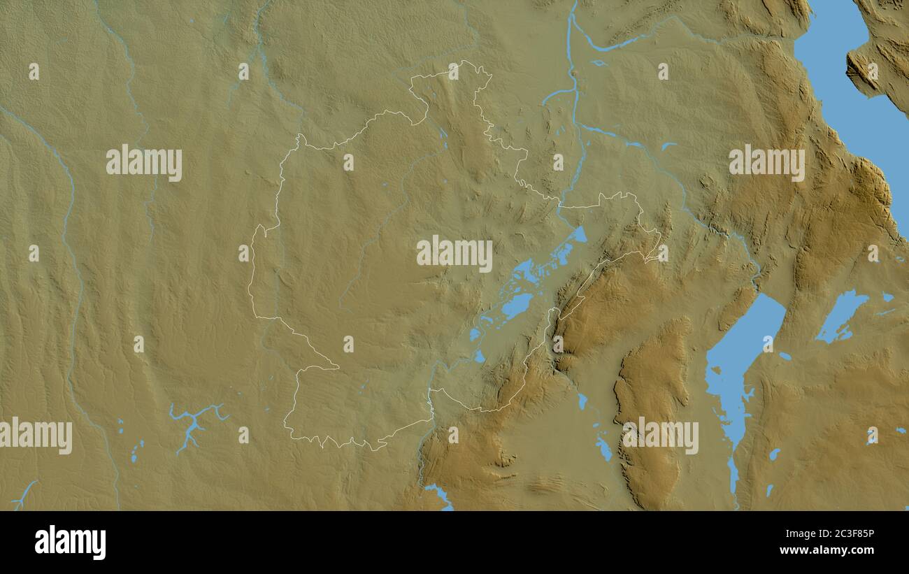 Haut-Lomami, province of Democratic Republic of the Congo. Colored ...