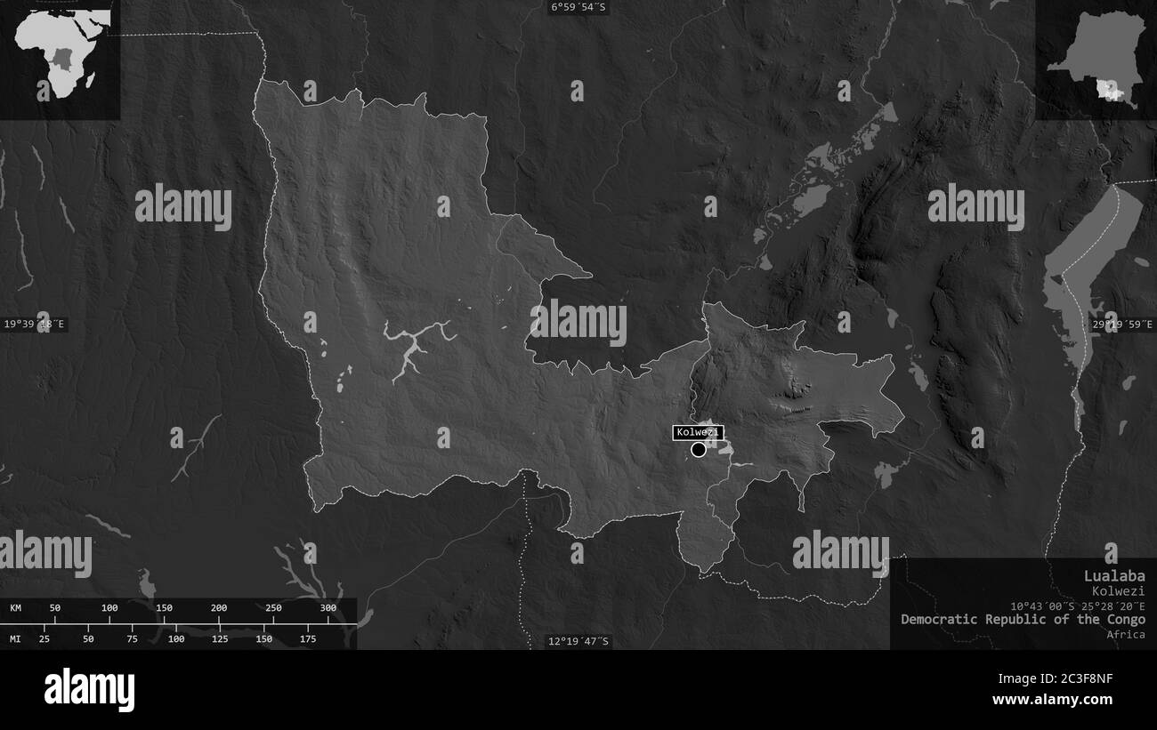 Kolwezi map hi-res stock photography and images - Alamy