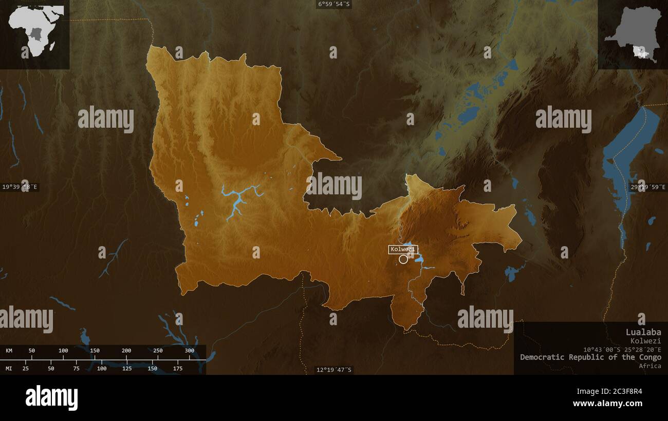 Kolwezi map hi-res stock photography and images - Alamy