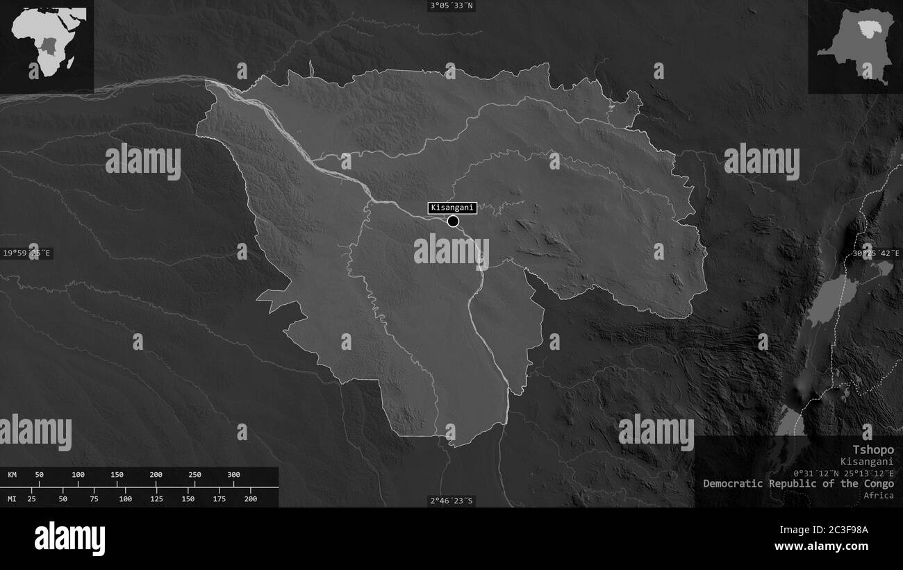 Map of congo and kisangani hi-res stock photography and images - Alamy