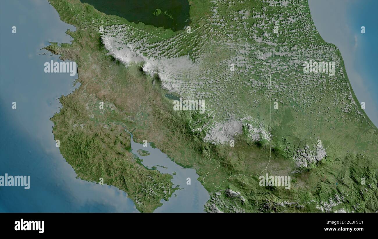 Satellite view costa rica country hi-res stock photography and images ...