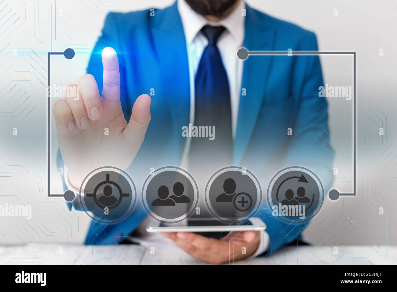 Information Digital Technology Network Connection Infographic Elements ...