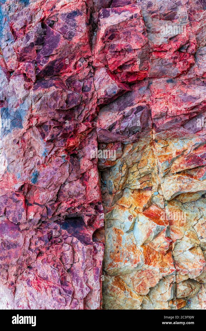 Abstract background from toned mountains texture, volcanic basalt as in ...