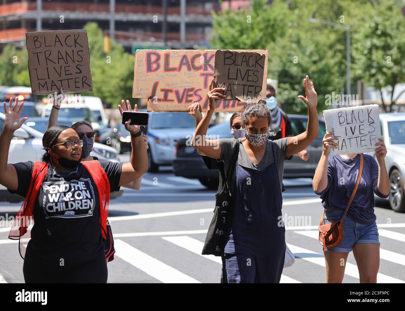 New York, USA, June 19, 2020 - Juneteenth celebration and rally today ...