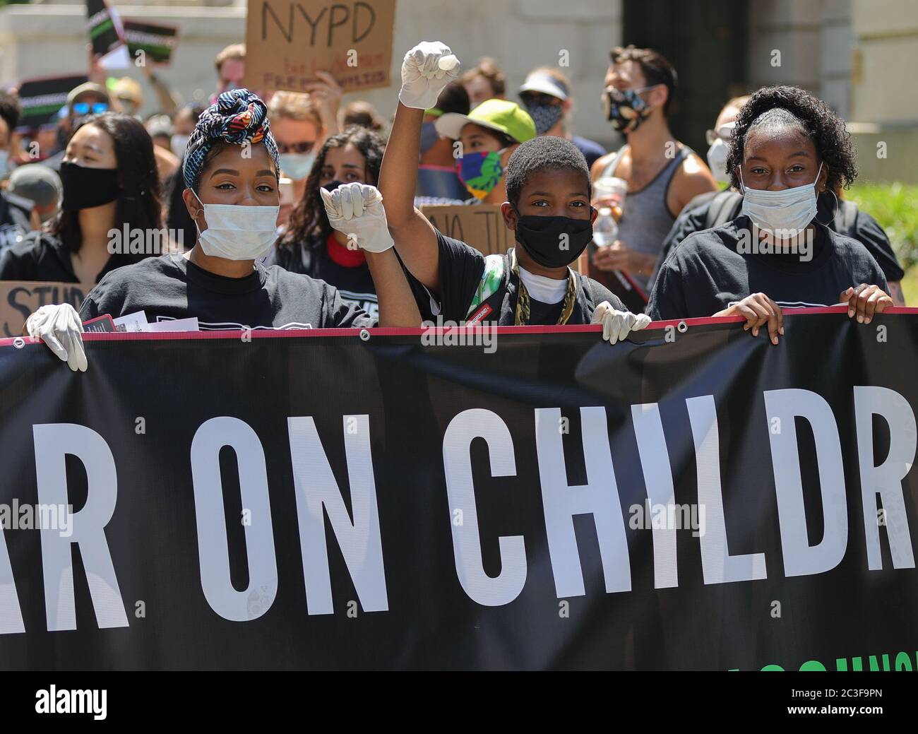 New York, USA, June 19, 2020 - Juneteenth celebration and rally today ...