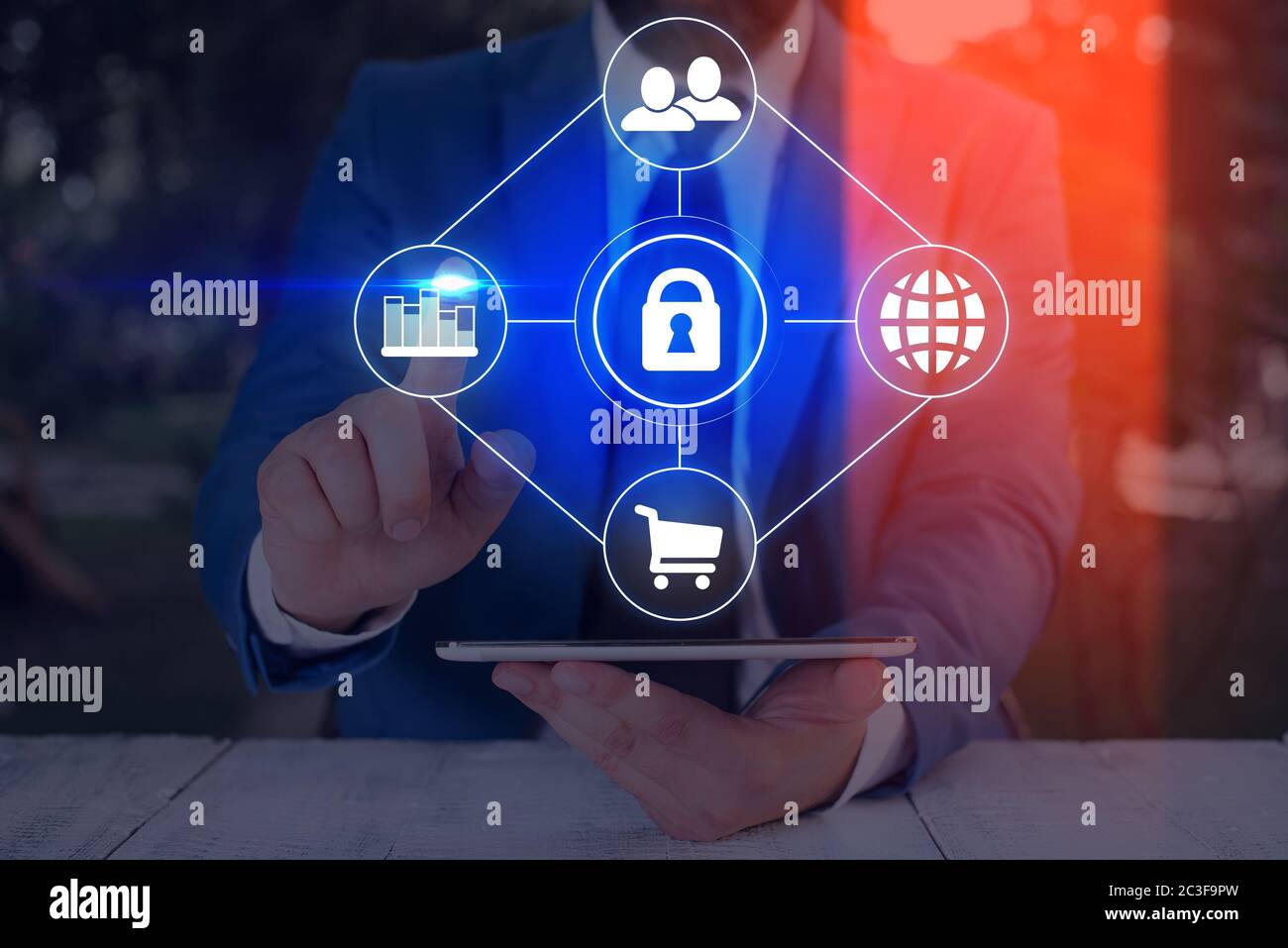 Information Digital Technology Network Connection Infographic Elements ...