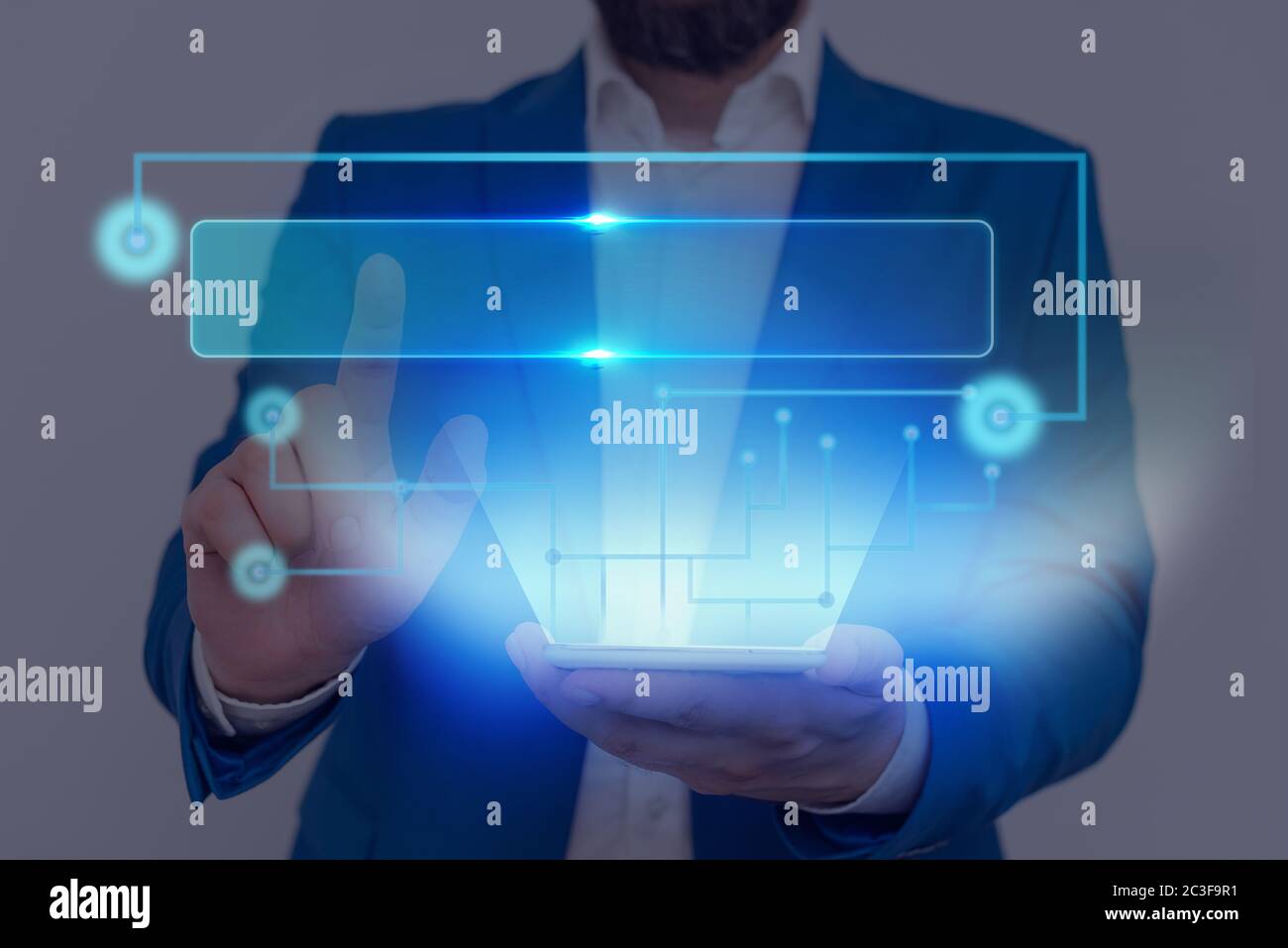 Information Digital Technology Network Connection Infographic Elements ...