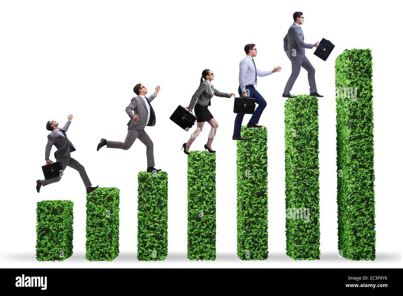 Climate change concept chart Cut Out Stock Images & Pictures - Alamy