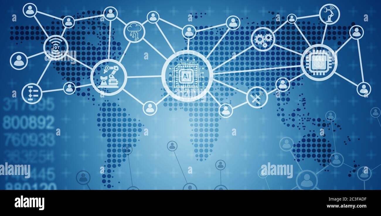 Artificial intelligence modern computing concept Stock Photo - Alamy