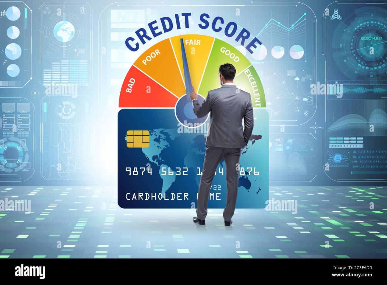 Credit score meter hi-res stock photography and images - Alamy