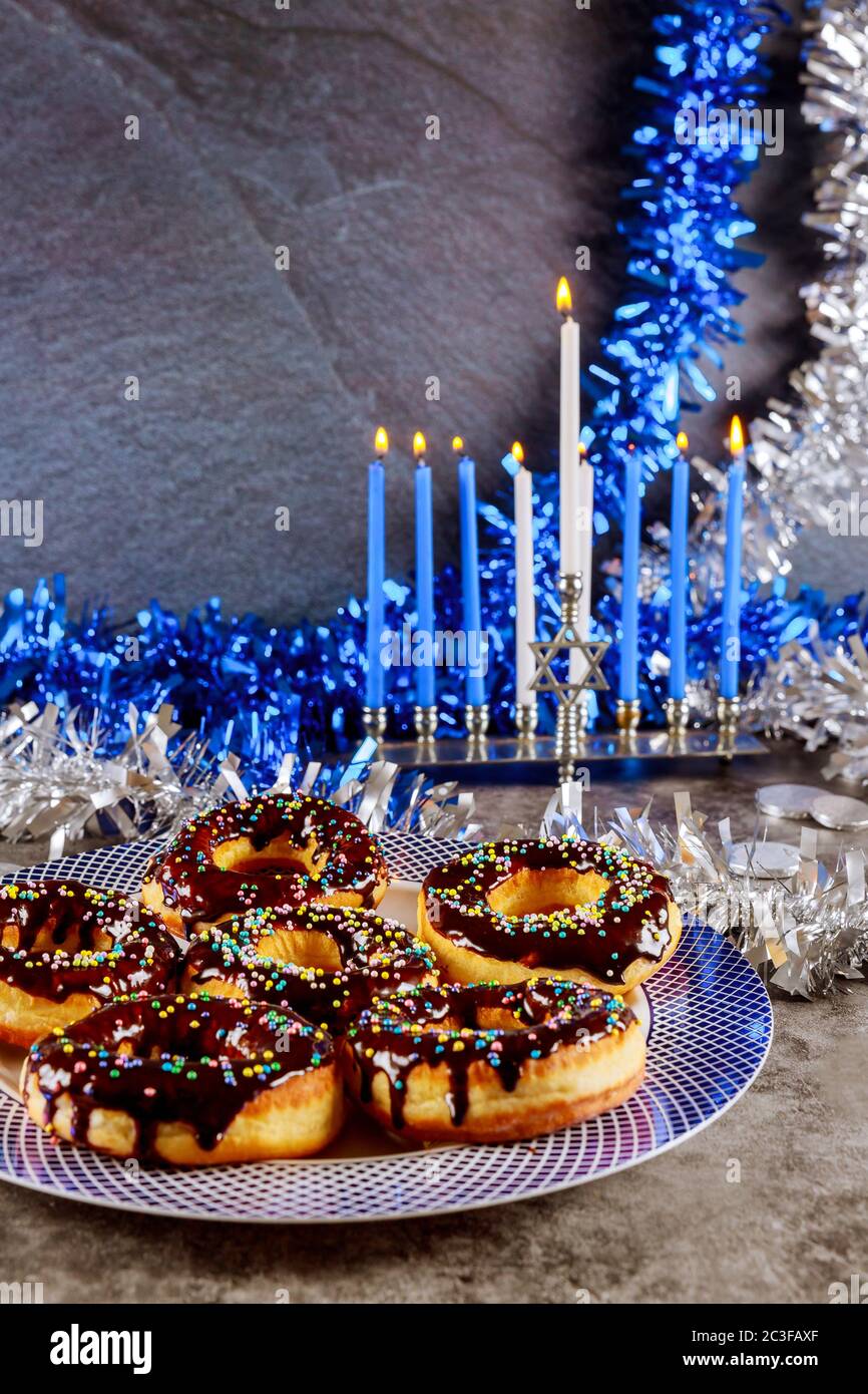 Decorated with jewish symbols hi-res stock photography and images - Alamy