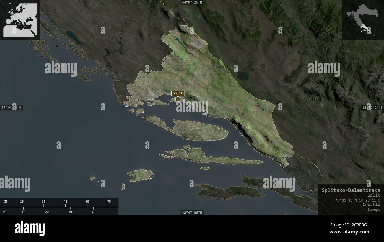 Map satellite split hi-res stock photography and images - Alamy