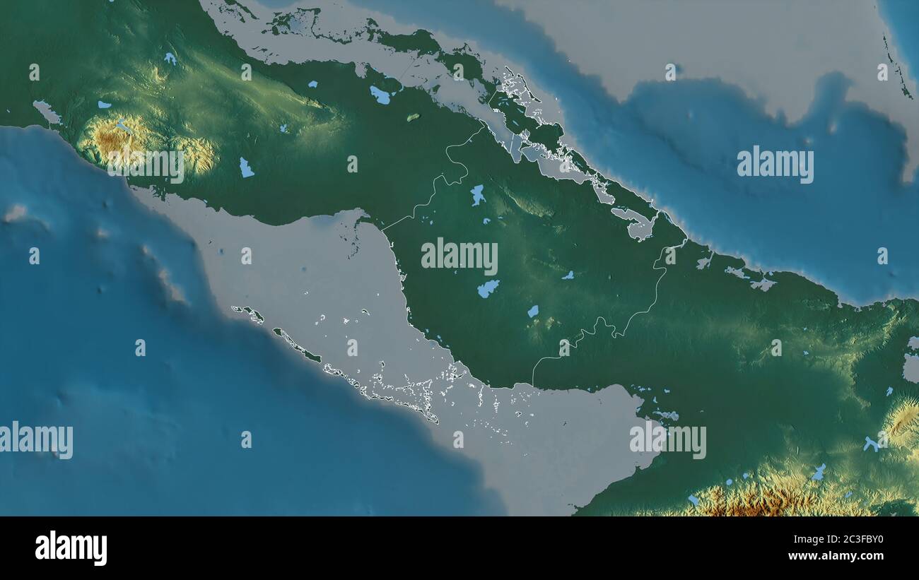 Cuba relief map border hi-res stock photography and images - Alamy
