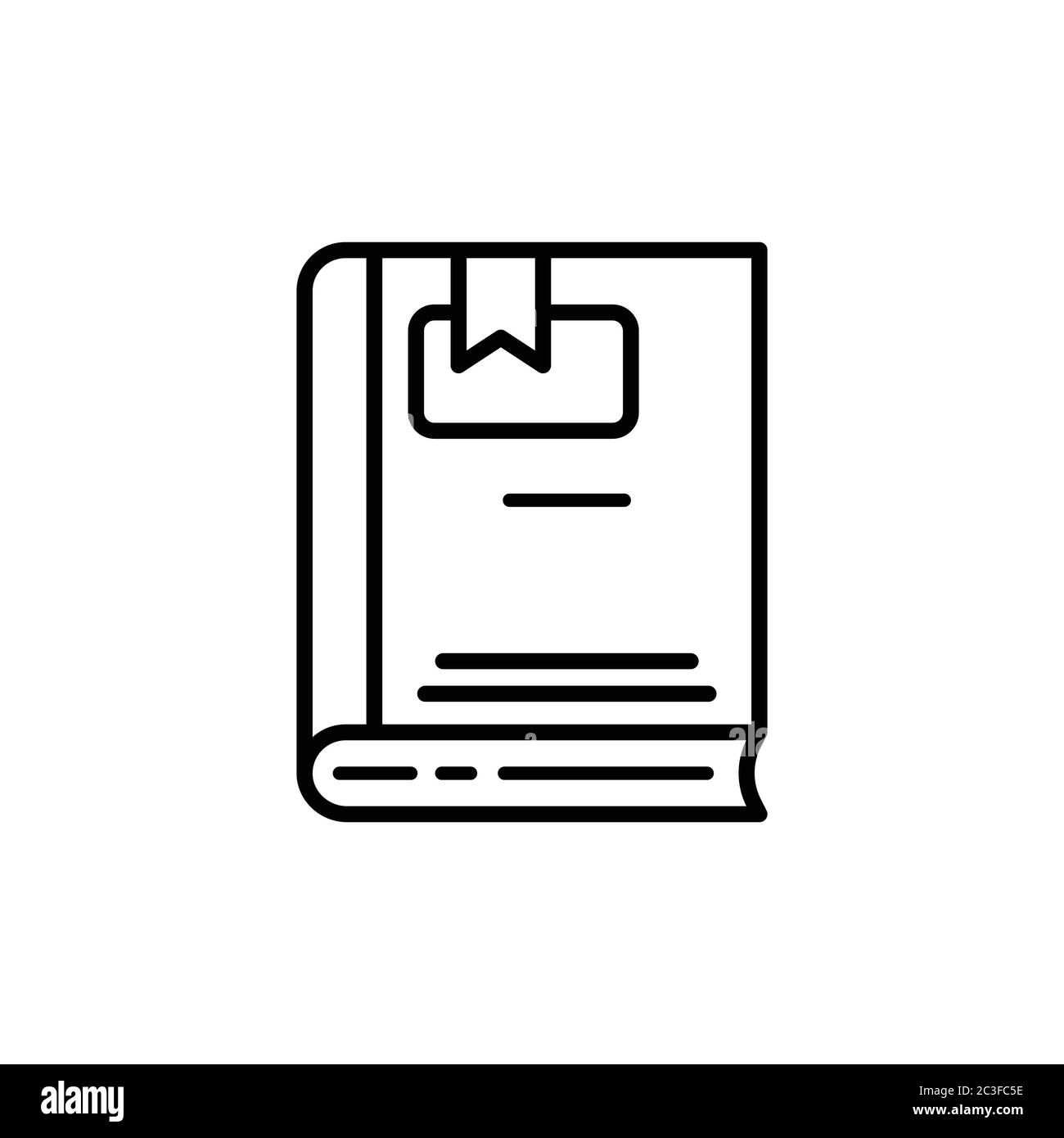 book line icon, learning symbol. design template vector Stock Vector ...