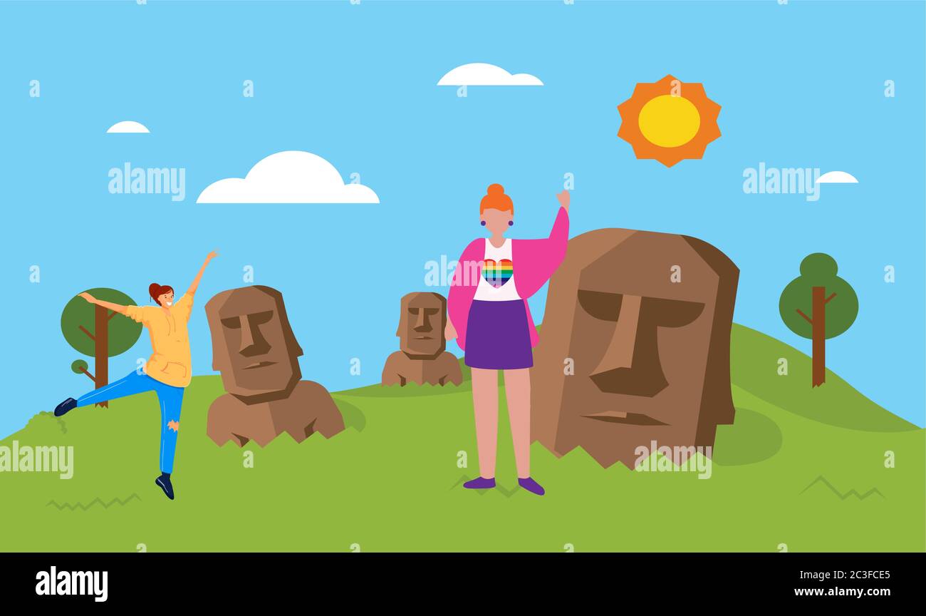 Happy friends talking in Stock Vector Images - Alamy