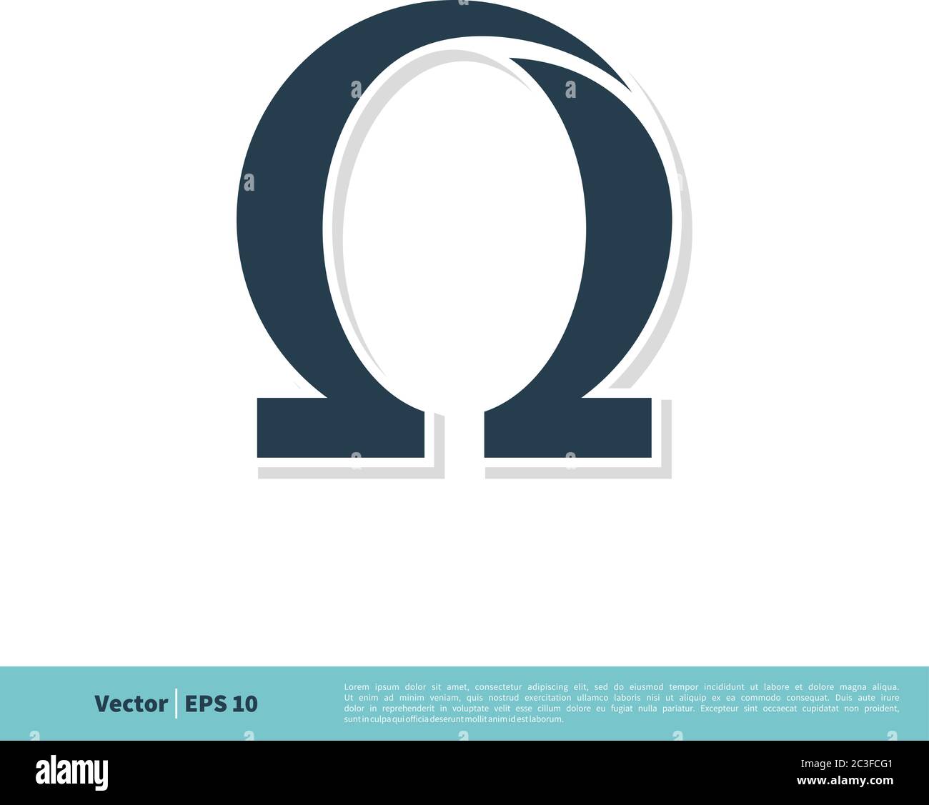 Omega Icon Vector Logo Template Illustration Design. Vector EPS 10 ...