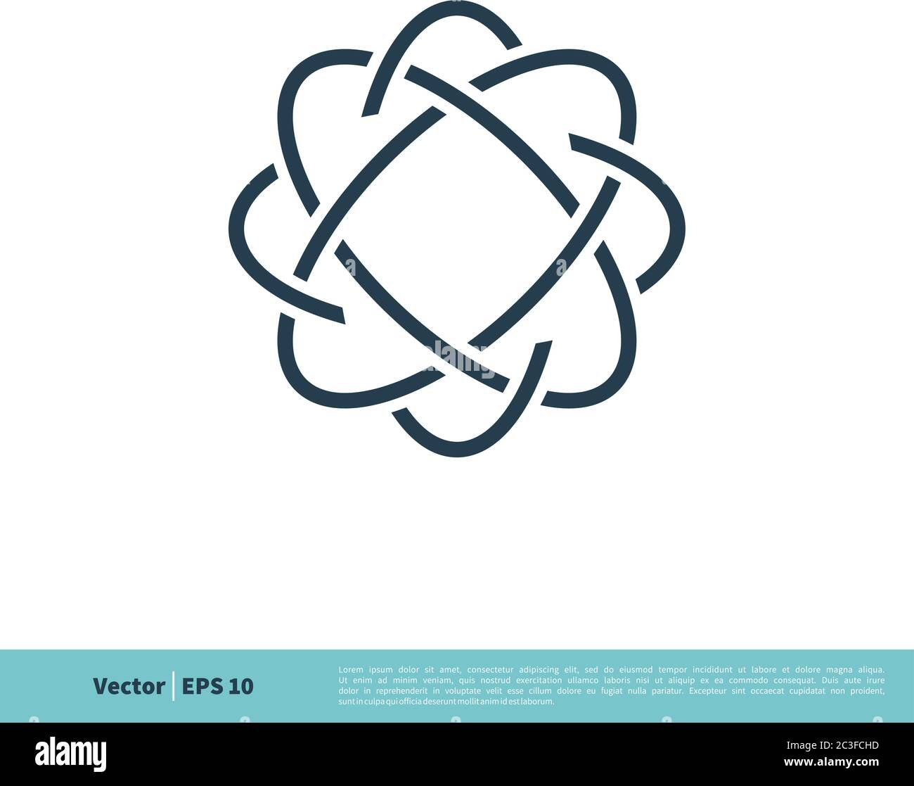 Atom Nuclear Icon Vector Logo Template Illustration Design. Vector EPS ...